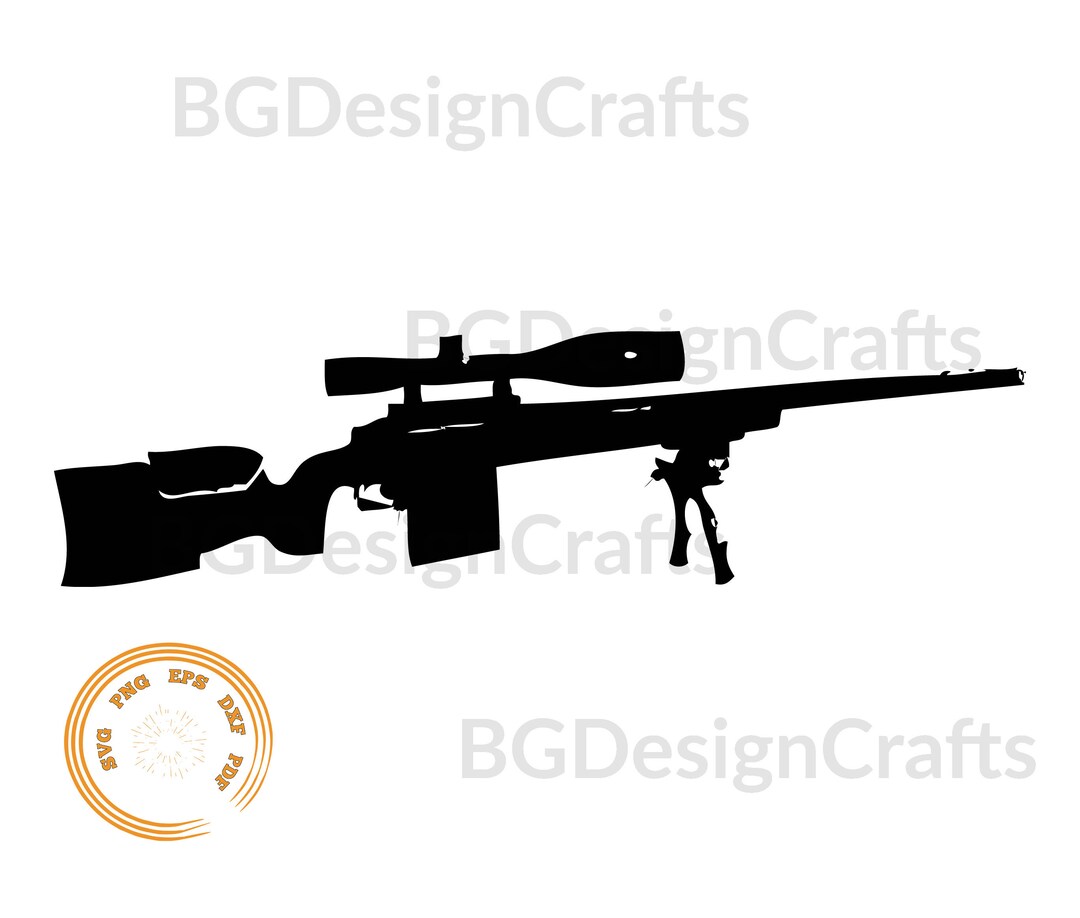Rifle2, Rifle Svg, Sniper Rifle Svg, Sniper Gun Svg, Sniper Svg, Sniper ...