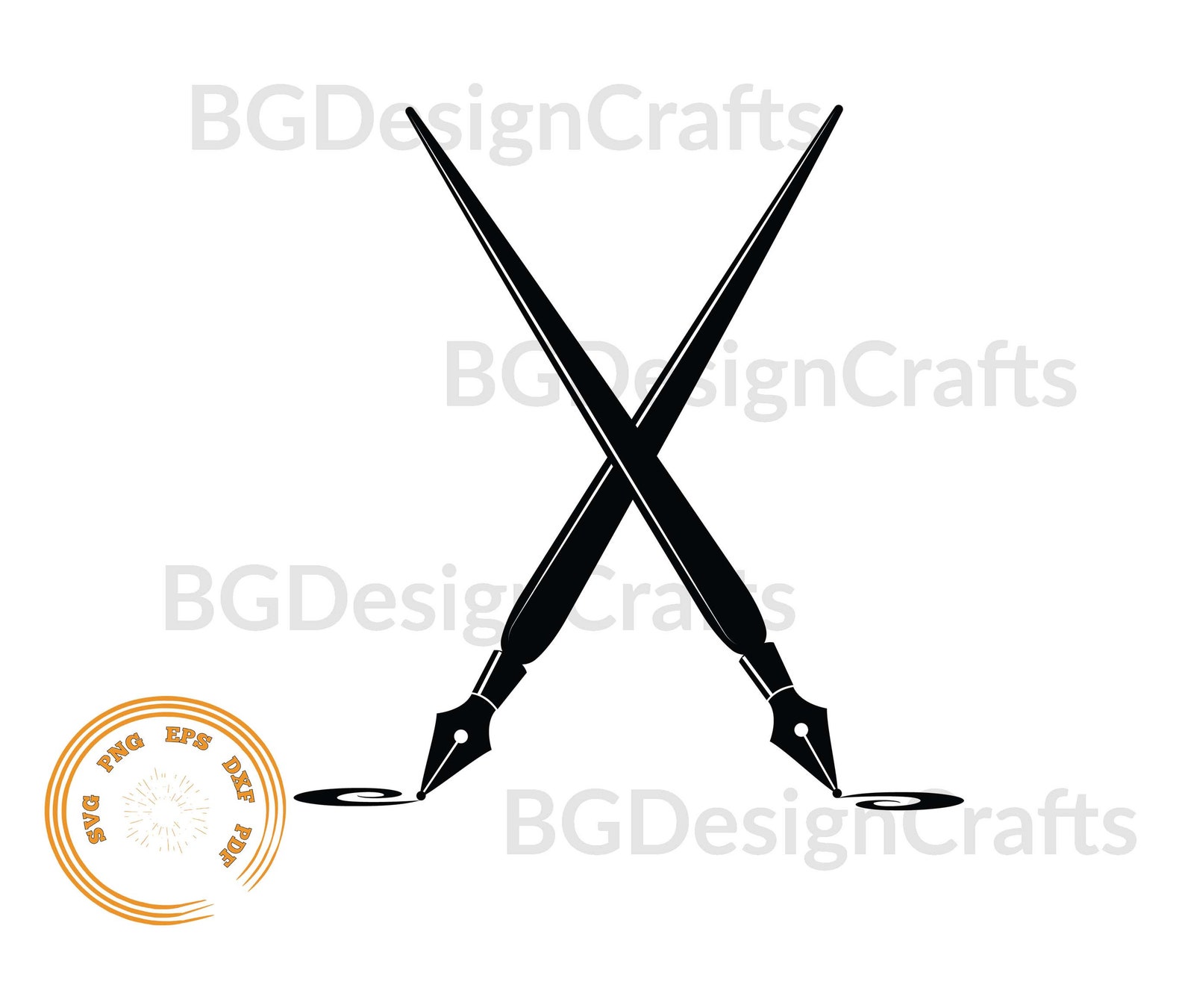 Pen Svg, Fountain Pen SVG, Ink Pen Svg, Ink Svg, Png, Clipart, Svg File ...