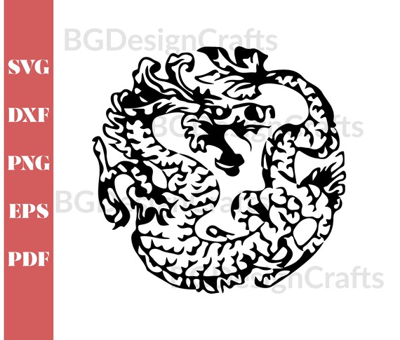 Dragon SVG Dragon DXF Dragon Clipart Dragon Svg Cut File - Etsy