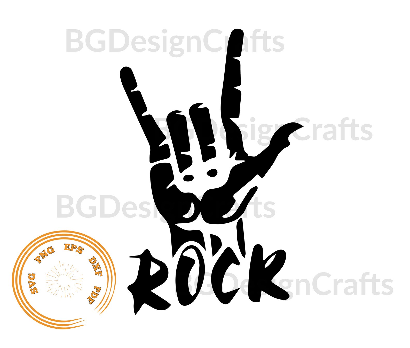 Rock SVG, Rock and Roll SVG, Rock N Roll Clipart, Heavymetal SVG - Etsy