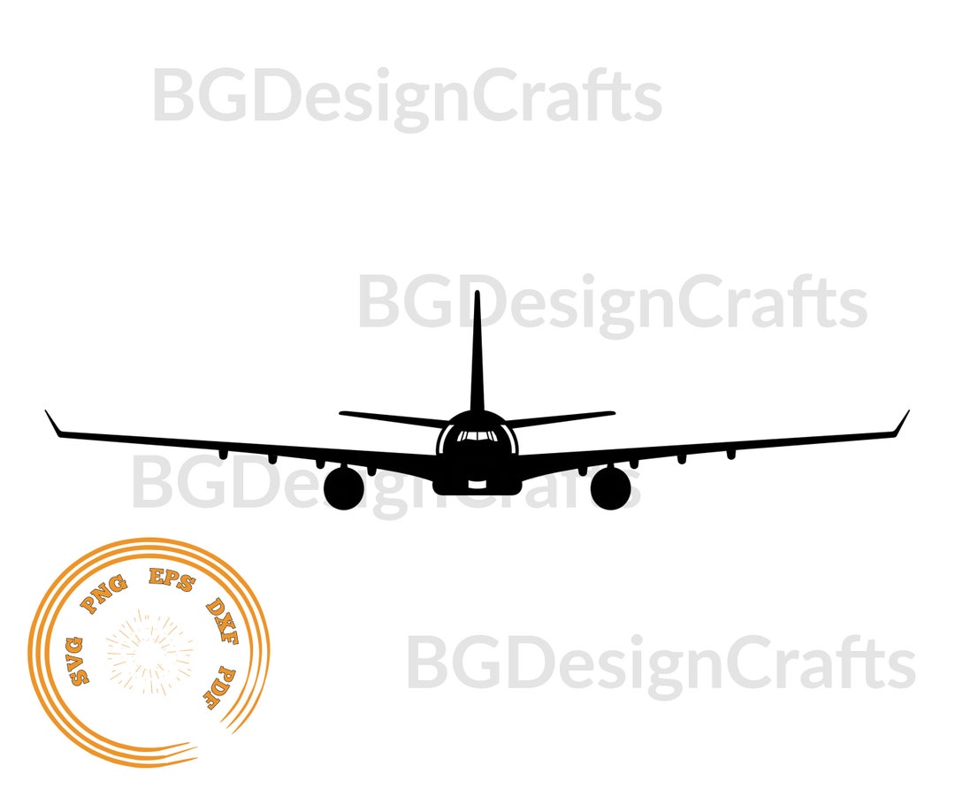 Airplane SVG, Airplane Png, Airplane Silhouette, Dxf, Cut File, Eps - Etsy