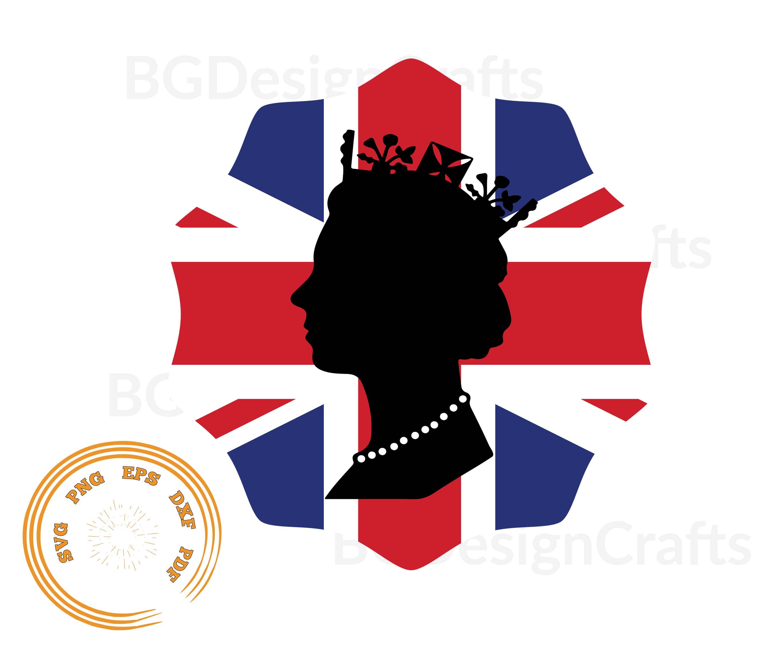 Queen Elizabeth 3 Queen Elizabeth Svg, Queen Elizabeth II SVG, Queen ...