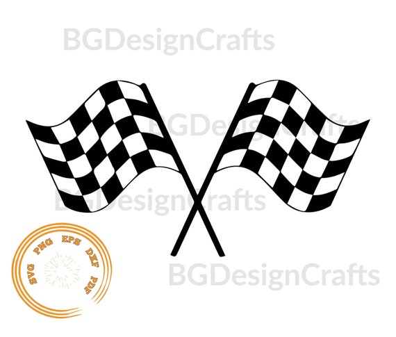 Checkered Flag SVG Race SVG Finish Racing Flag Flag Png | Etsy