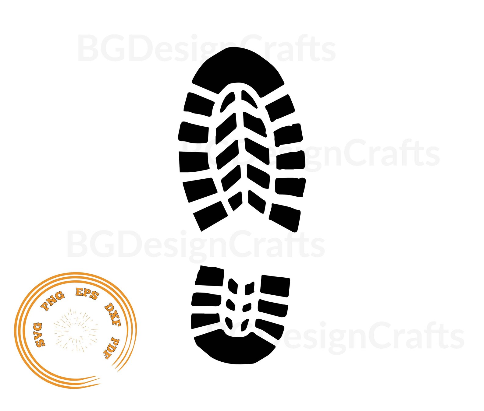 Footprint Svg, Footprint Png, Man Footprint Svg, Svg File for Cricut ...