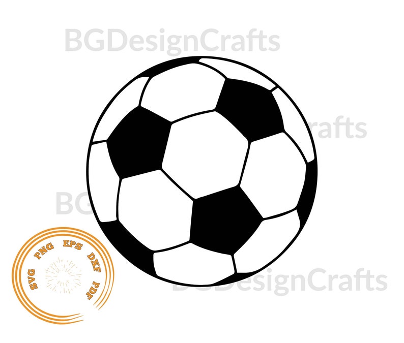 Soccer Ball SVG, Soccer SVG, Ball SVG, Png, Clipart, Cutfile, Svg File ...