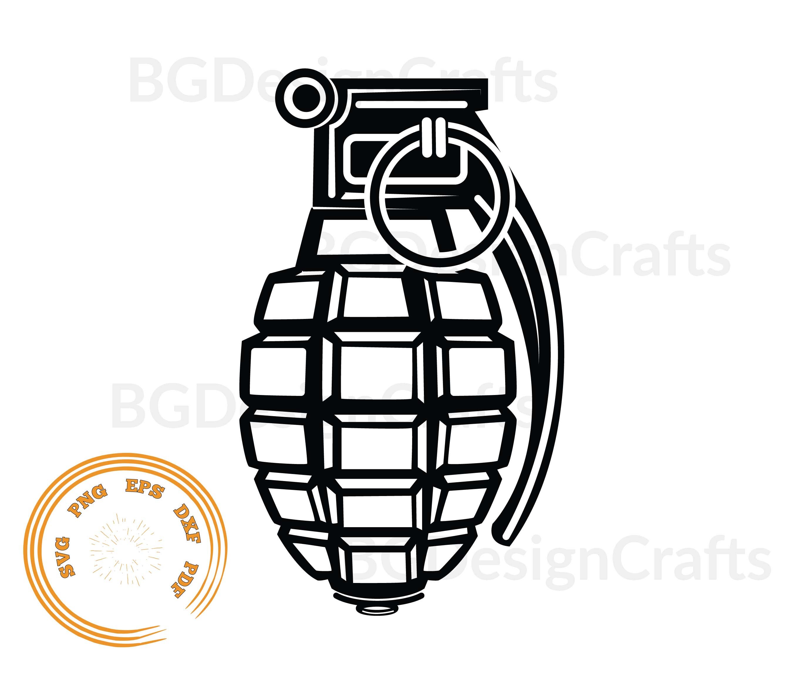 Pineapple Grenade Vector