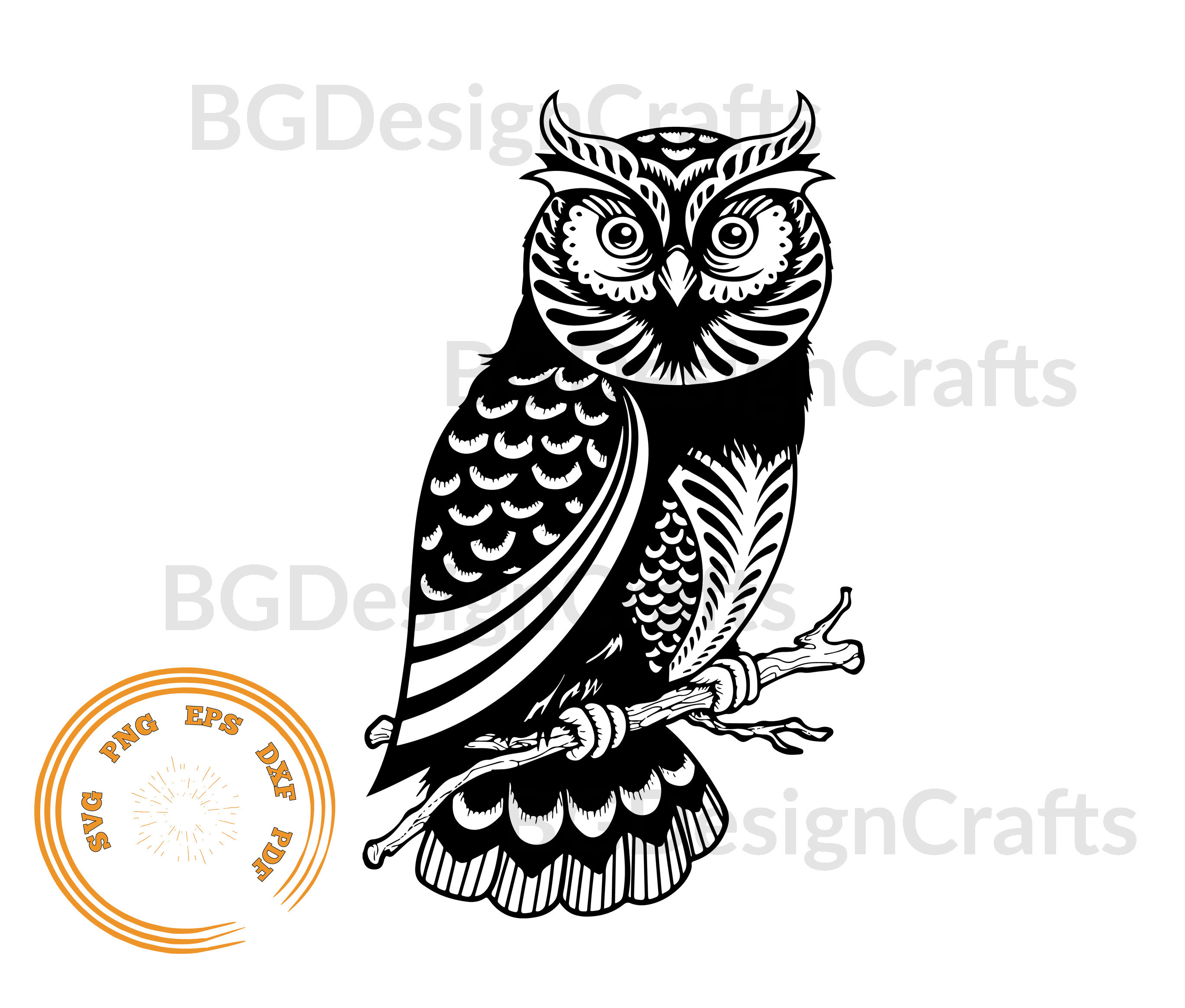Owl SVG Owl DXF Owl Clipart Owl svg cut file Owl cut file | Etsy