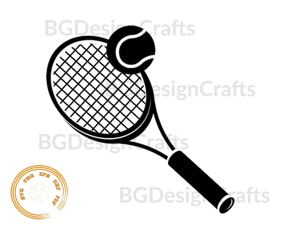 Tennis Racket Svg Tennis Svg Racket Svg Sports Svg Tennis | Etsy