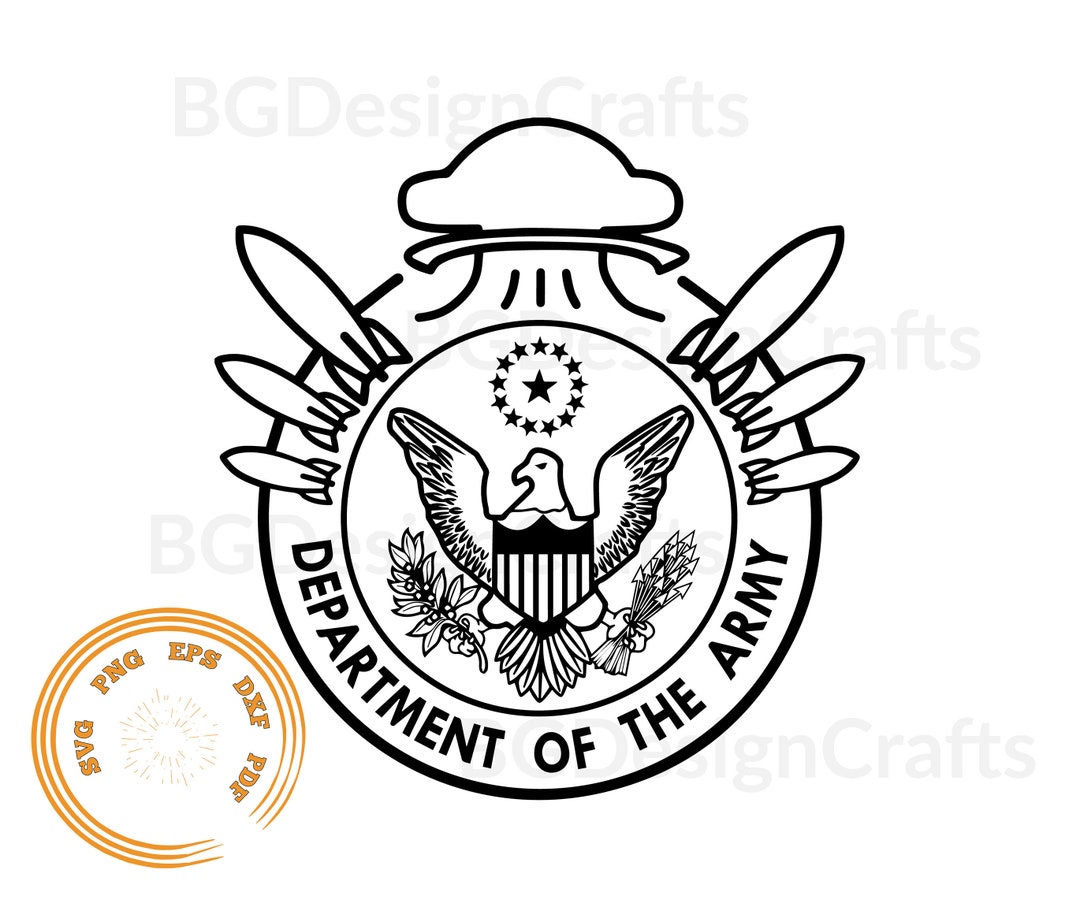 United States Army SVG, Department of the Army SVG, Png, Dxf - Etsy