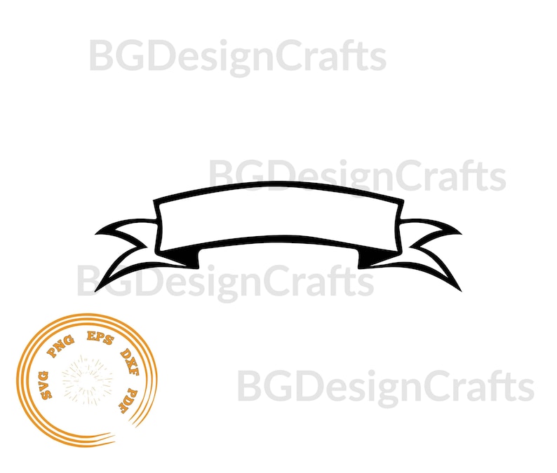 Banner SVG, Banner PNG, Webband Banner SVG, Plotterdatei, Banner svg datei für cricut - Etsy.de
