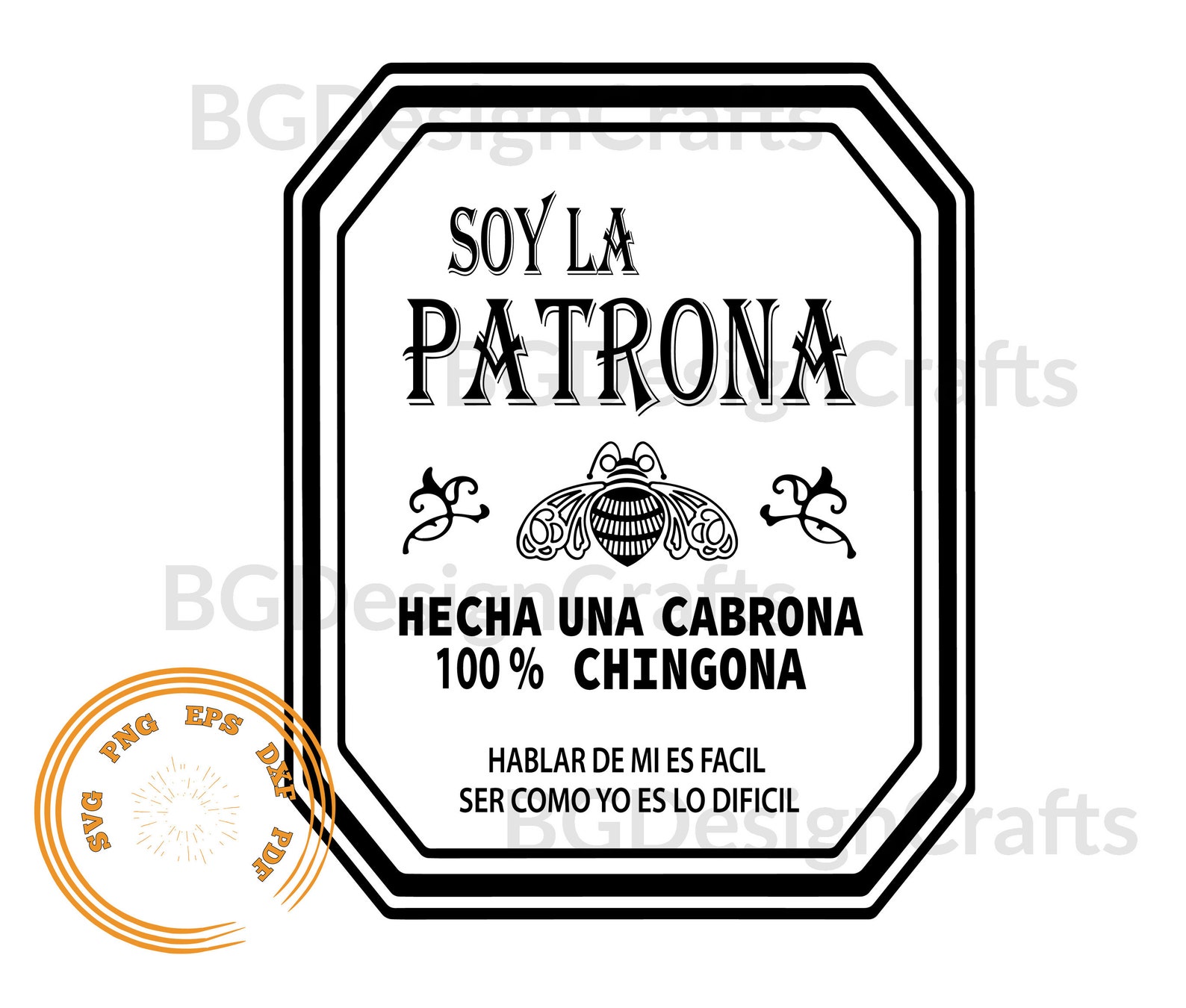 Soy La Patrona Svg, Silver Patron SVG, Tequila Svg, Soy El Patron SVG ...