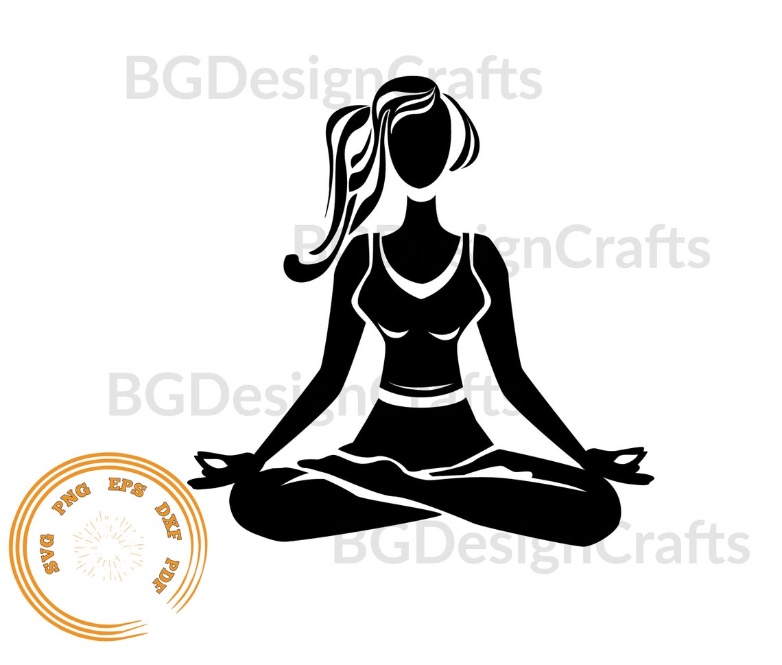 Yoga Pose SVG, Yoga SVG, Namaste SVG, Meditation Svg, Relax Svg, Cricut ...