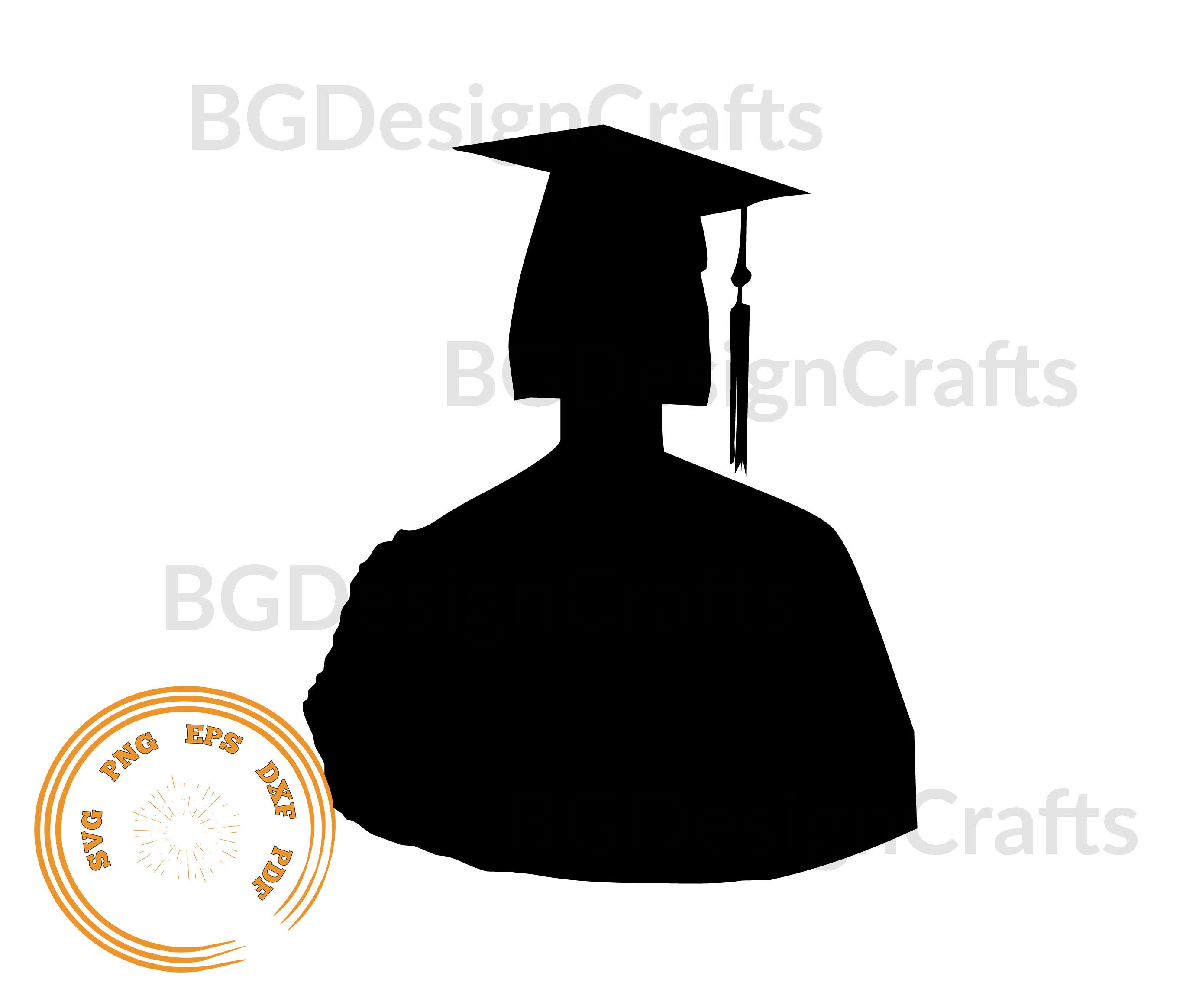 Graduado SVG, Silueta de Graduado, Graduación SVG, Estudiante Svg ...