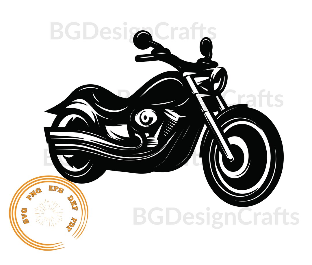 Motorcyle#4 ,motorcycle Svg, Motorcycle Files for Cricut, Motor Bike ...