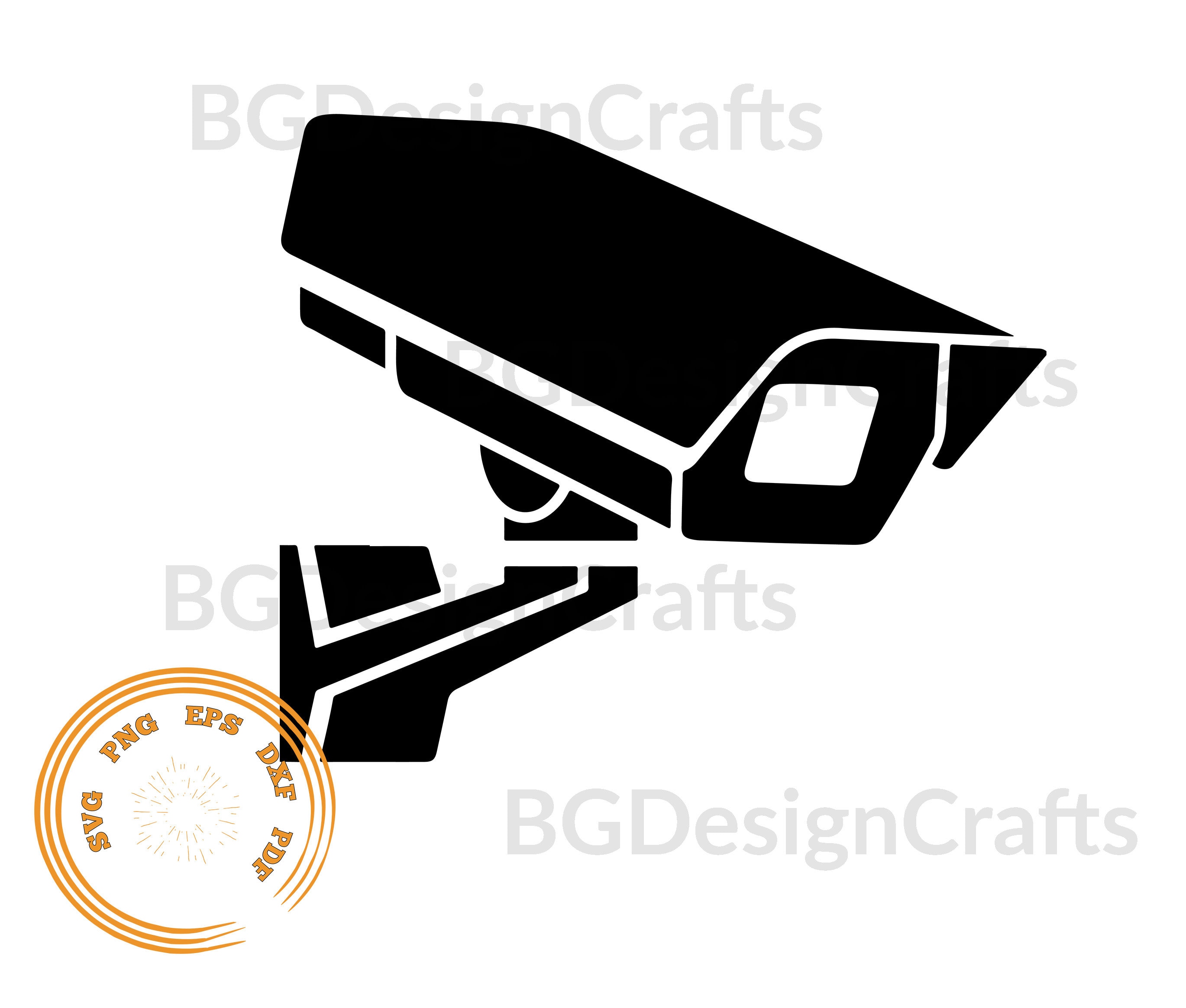 Security Camera SVG, Camera SVG, Camera DXF, Camera Clipart, Security ...