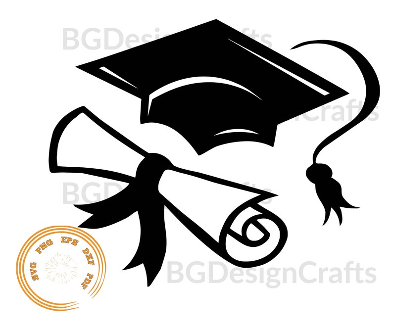 Diploma and Cap SVG, Graduation SVG, Cap Svg, Diploma Svg, Clipart ...
