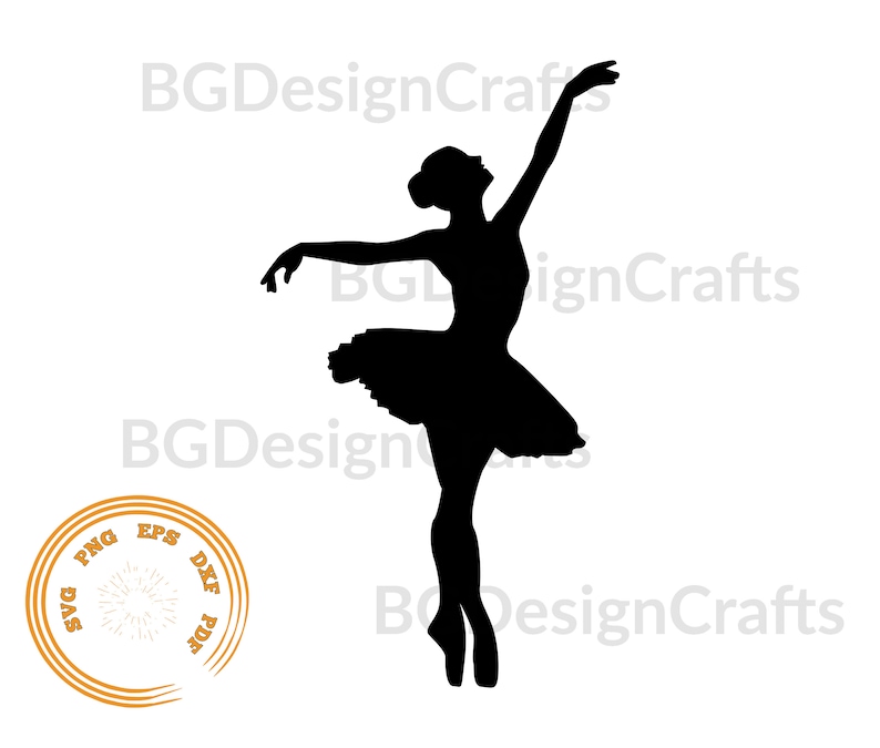 Ballet SVG, Ballerina SVG, Ballerina Clipart, Ballerina Silhouette ...