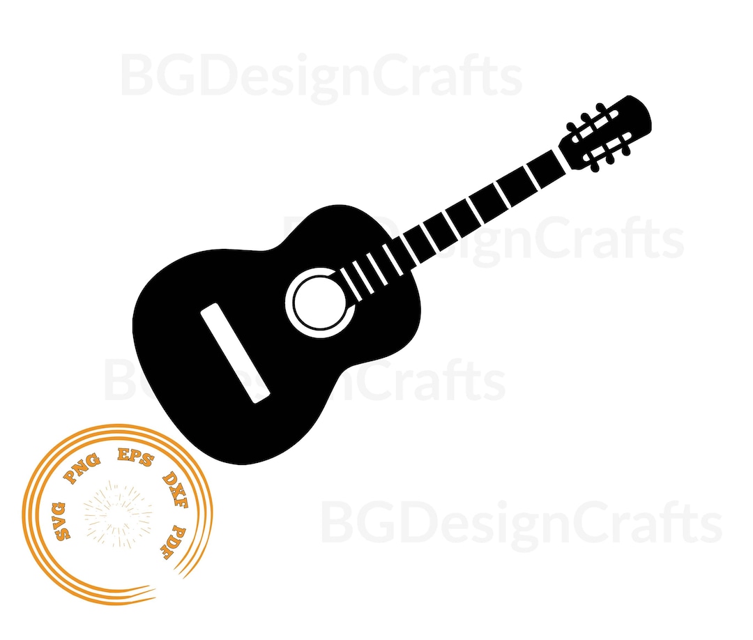 Guitar Svg, Classic Guitar Svg, Music Svg, Guitar Png, Svg File for ...