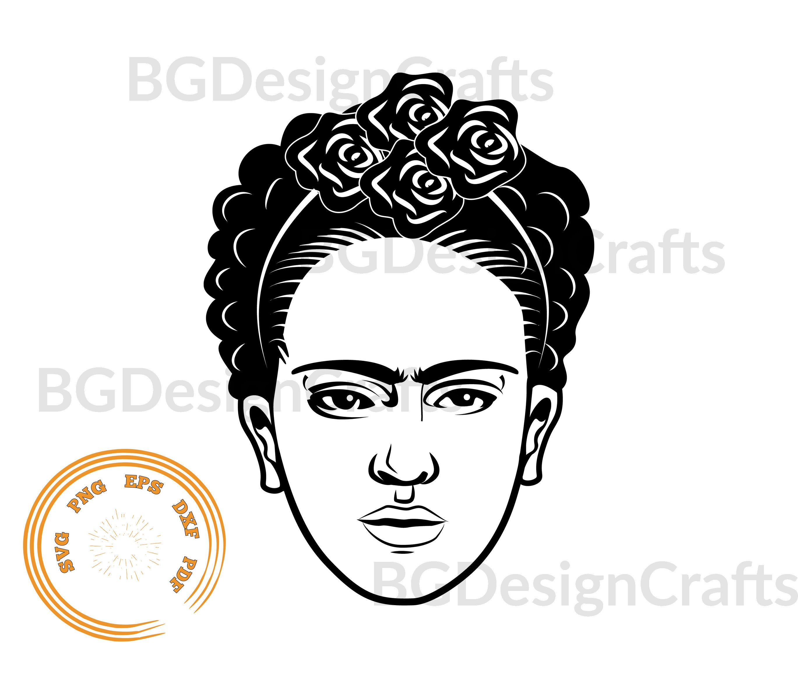 Frida SVG, PNG, PDF, Frida Kahlo Svg, Frida Kahlo, 59% OFF