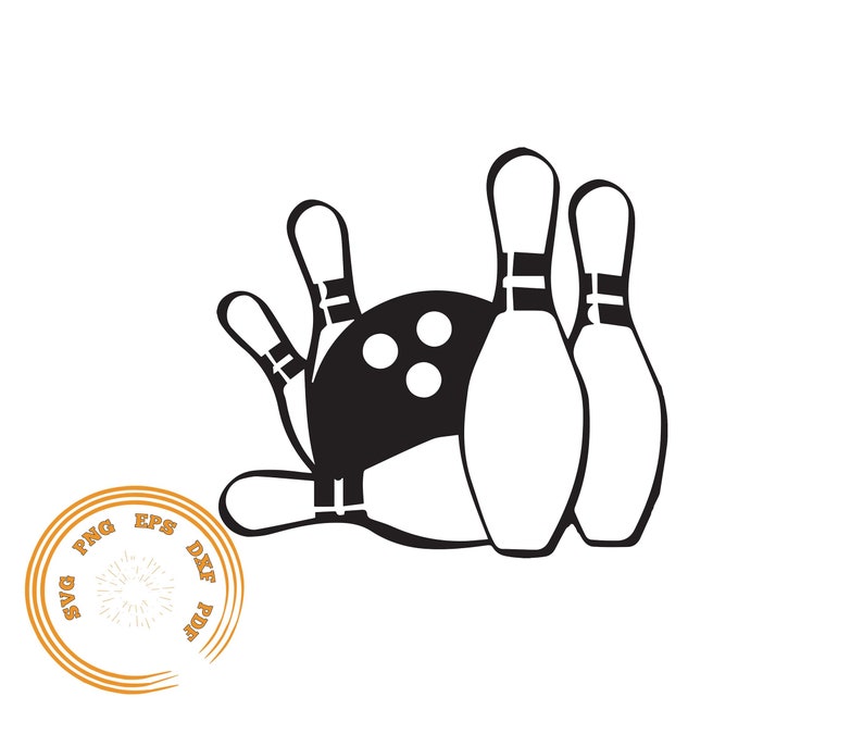 Bowling SVG, Bowling Ball SVG, Bowling Vector, Bowling File for Cricut ...