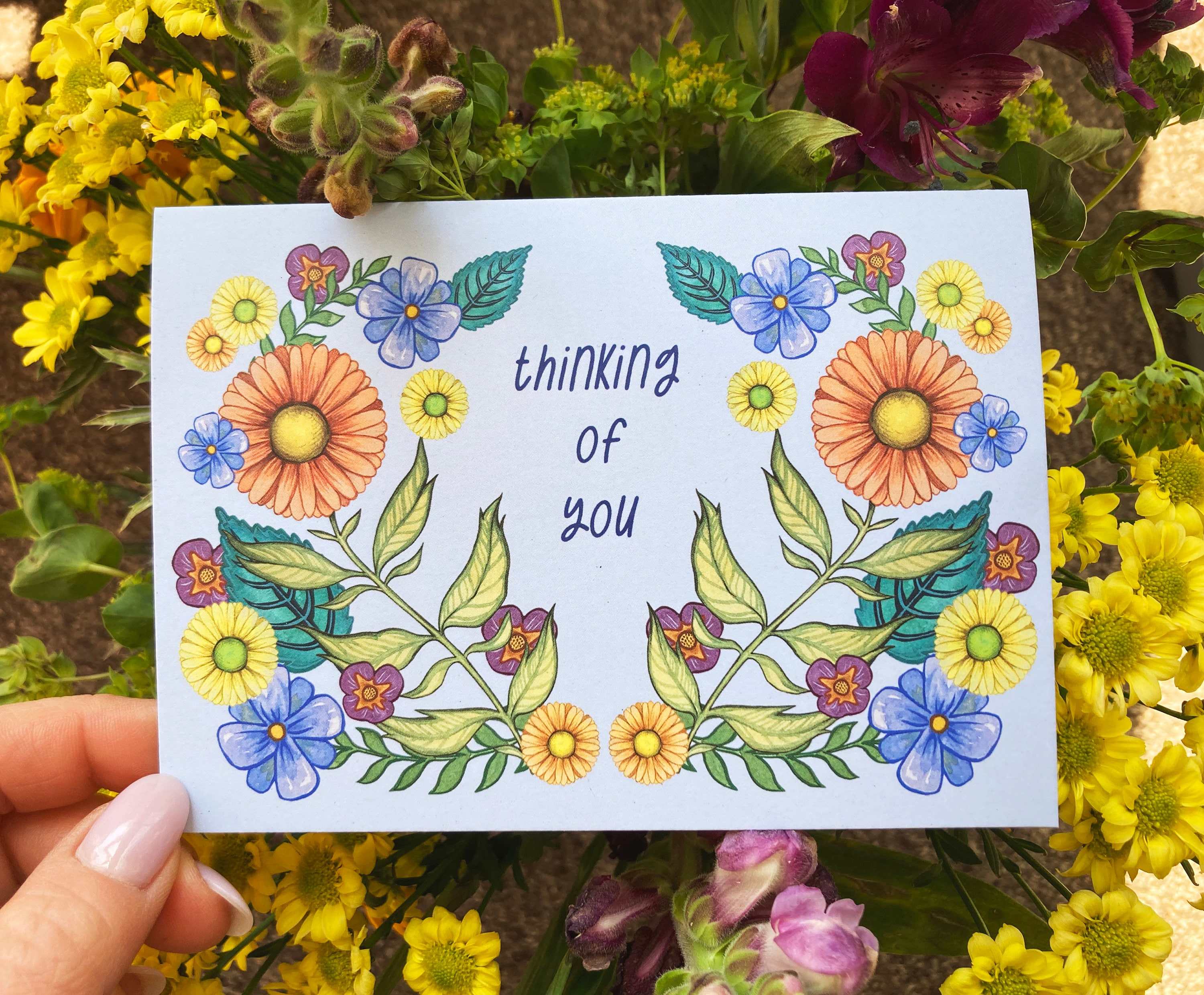 Thinking of You Card, I Miss You Card, Virtual Hug, Sending a Paper Hug ...