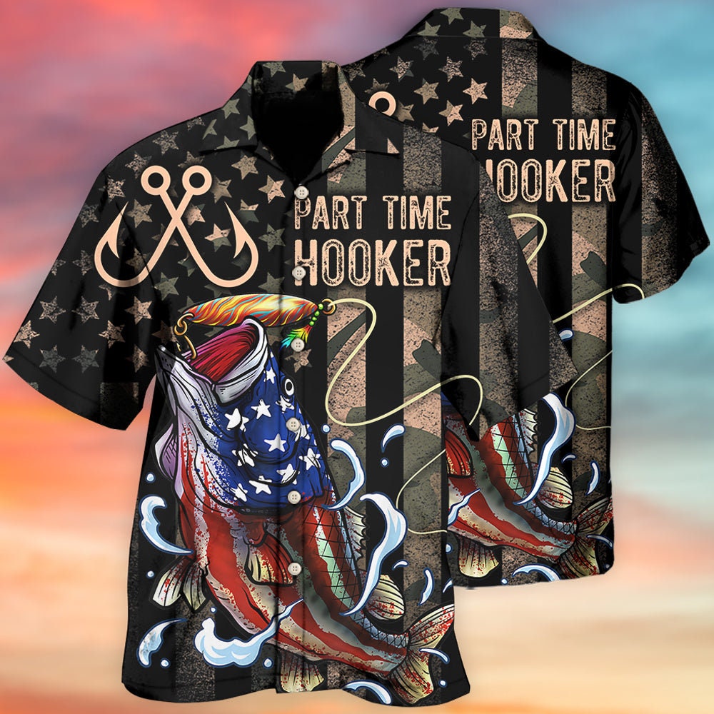 Fishing Part Time Hooker, Fishing Shirt sold by Ishpreet Kaur | SKU ...