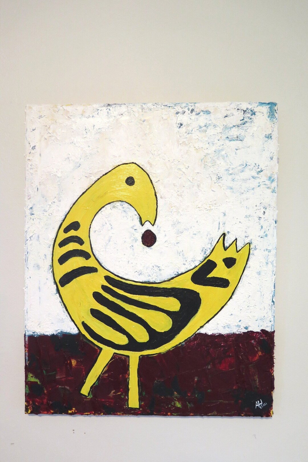 Sankofa Acrylic Painting - Etsy