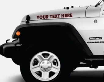Jeep Wrangler Text - Etsy