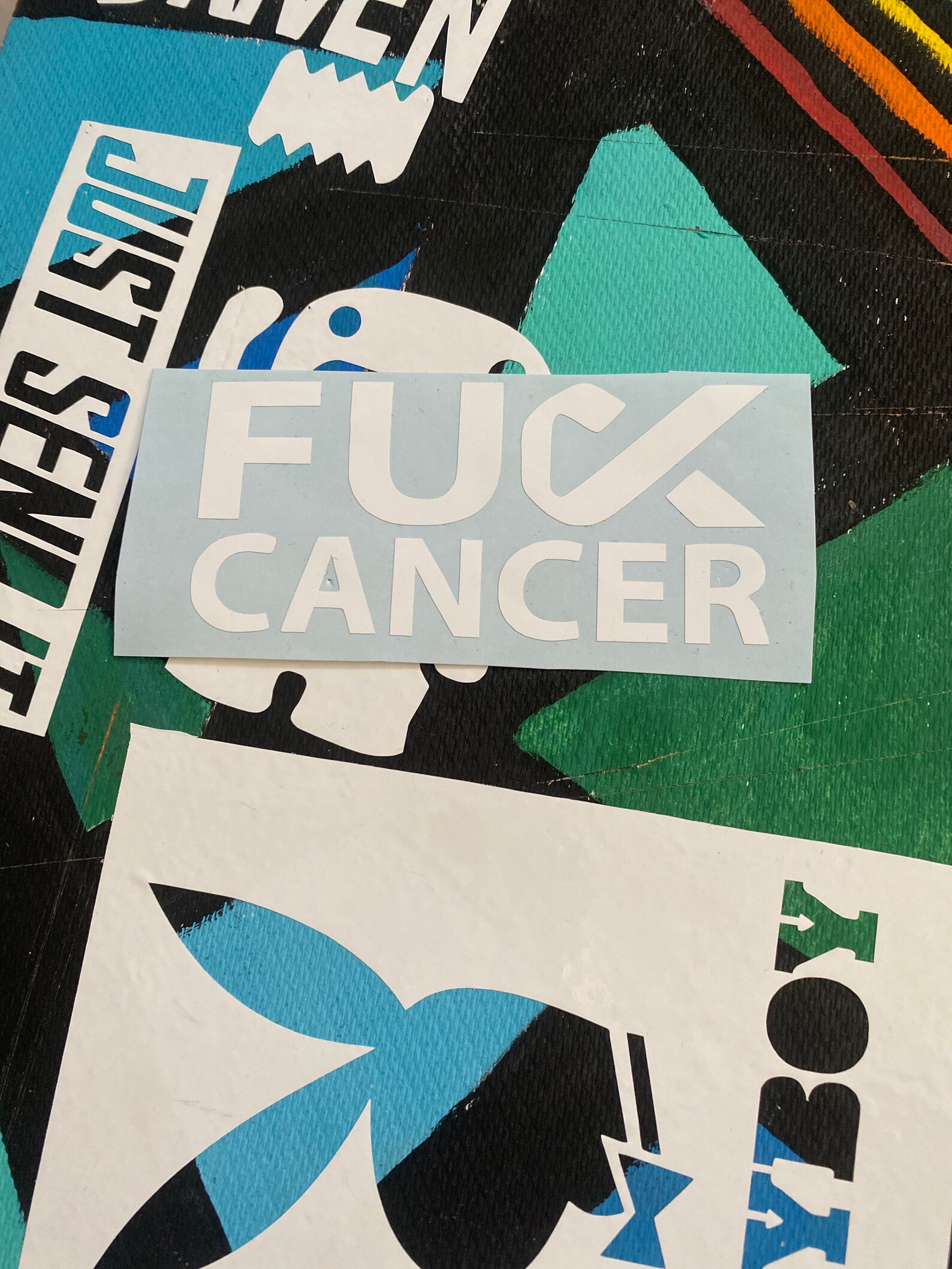 2x Fck Cancer Decal Bold and Empowering Way to Raise Awareness and ...