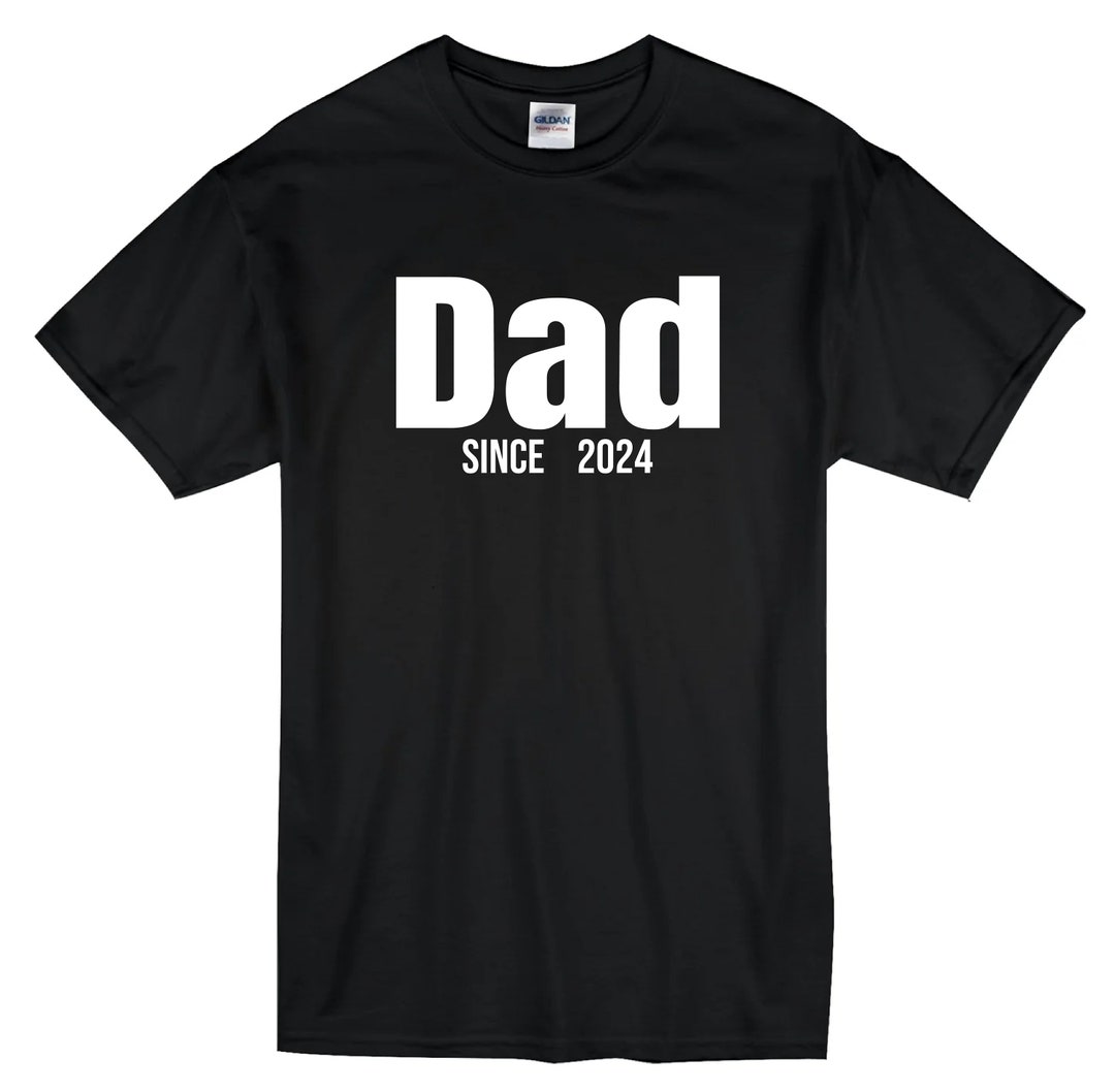 Personalized Dad T Shirt With Customizable Year Fathers Day T Idea