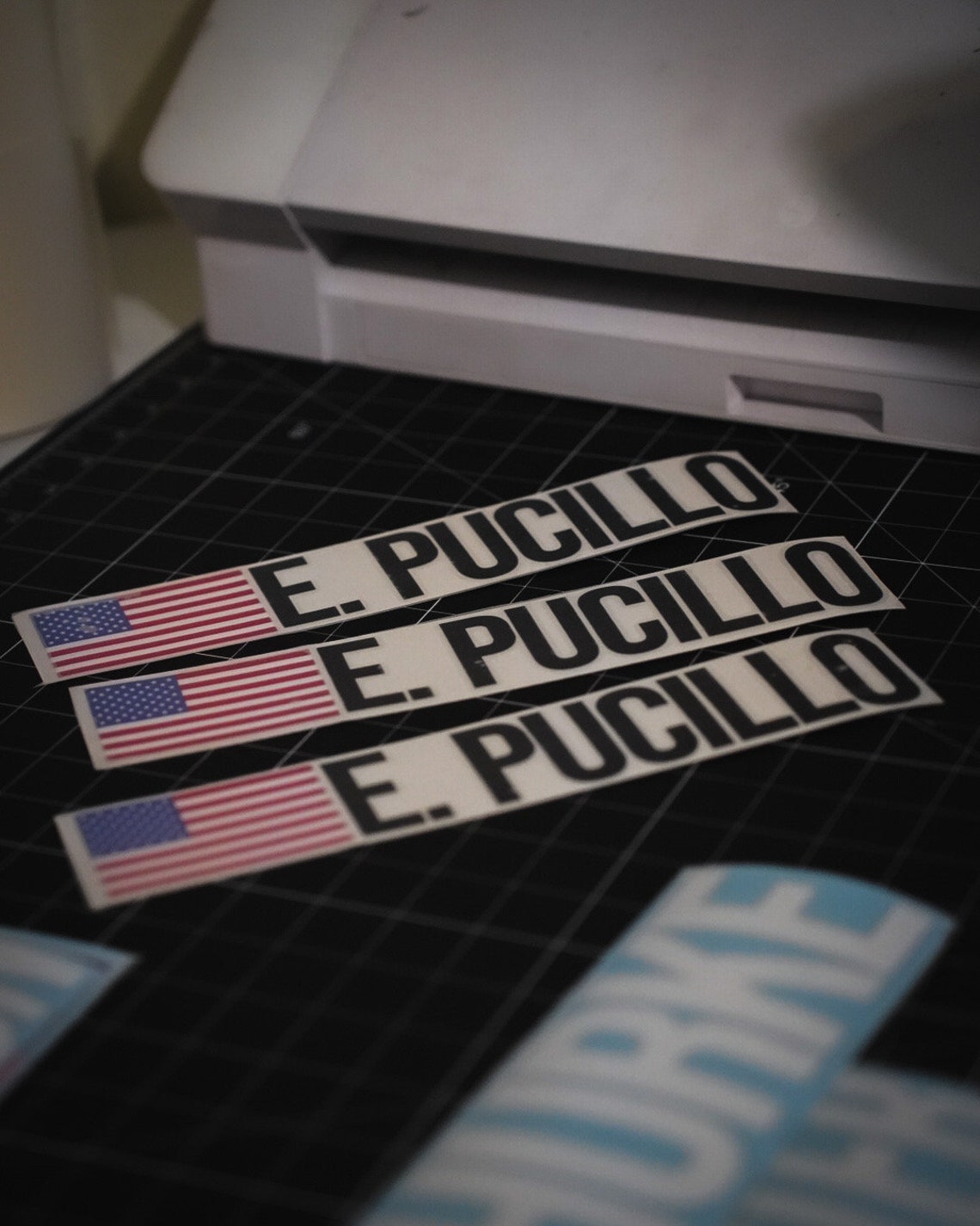 Rally Name and Flag Customizable Decal Sticker - Etsy