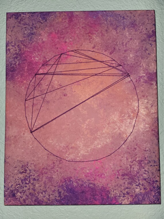 Abstract Astrology Chart Painting - Etsy
