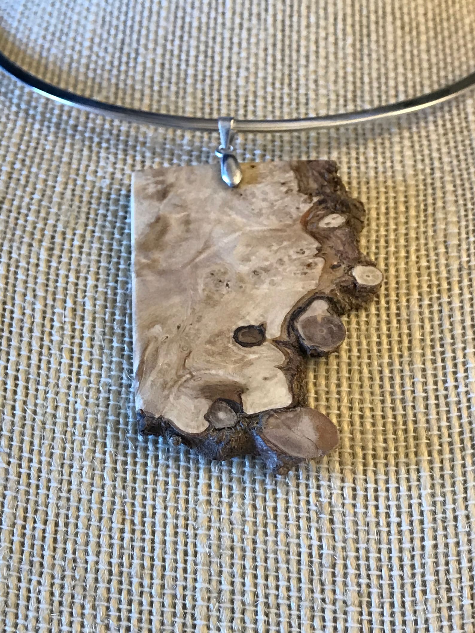 Box Elder Burl - Wood Pendant - Statement Jewelry - Bold & Beautiful ...