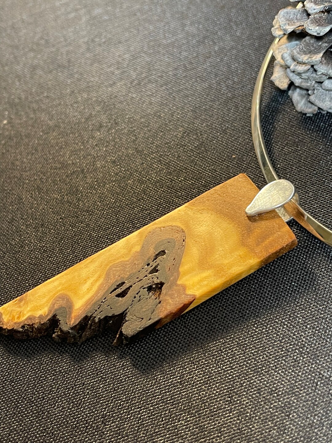 Russian Olive - Burl Wood - Pendant - Statement Jewelry - Rare Find ...
