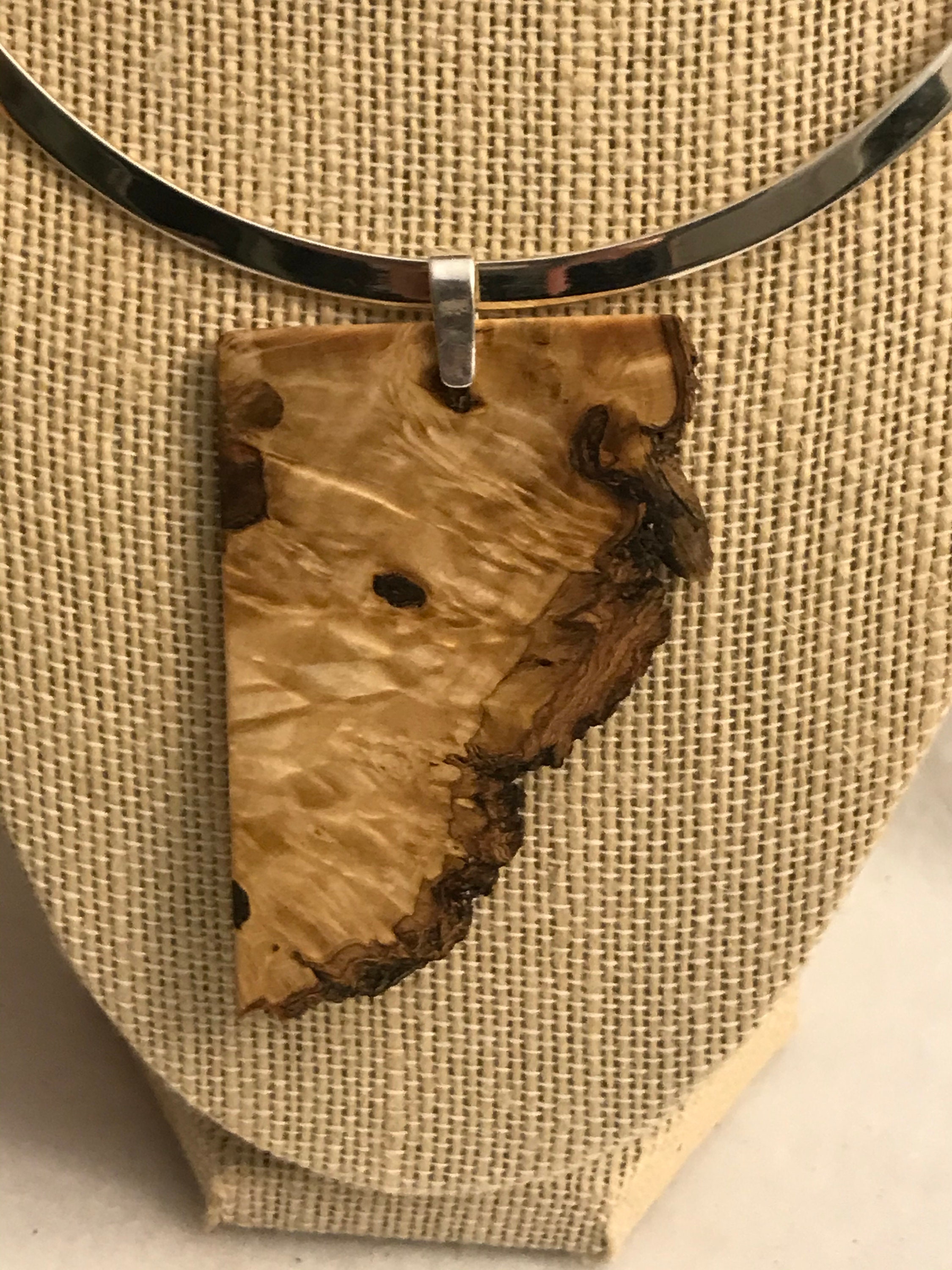 Box Elder Burl Wood Jewelry Pendant and Earrings Set | Etsy