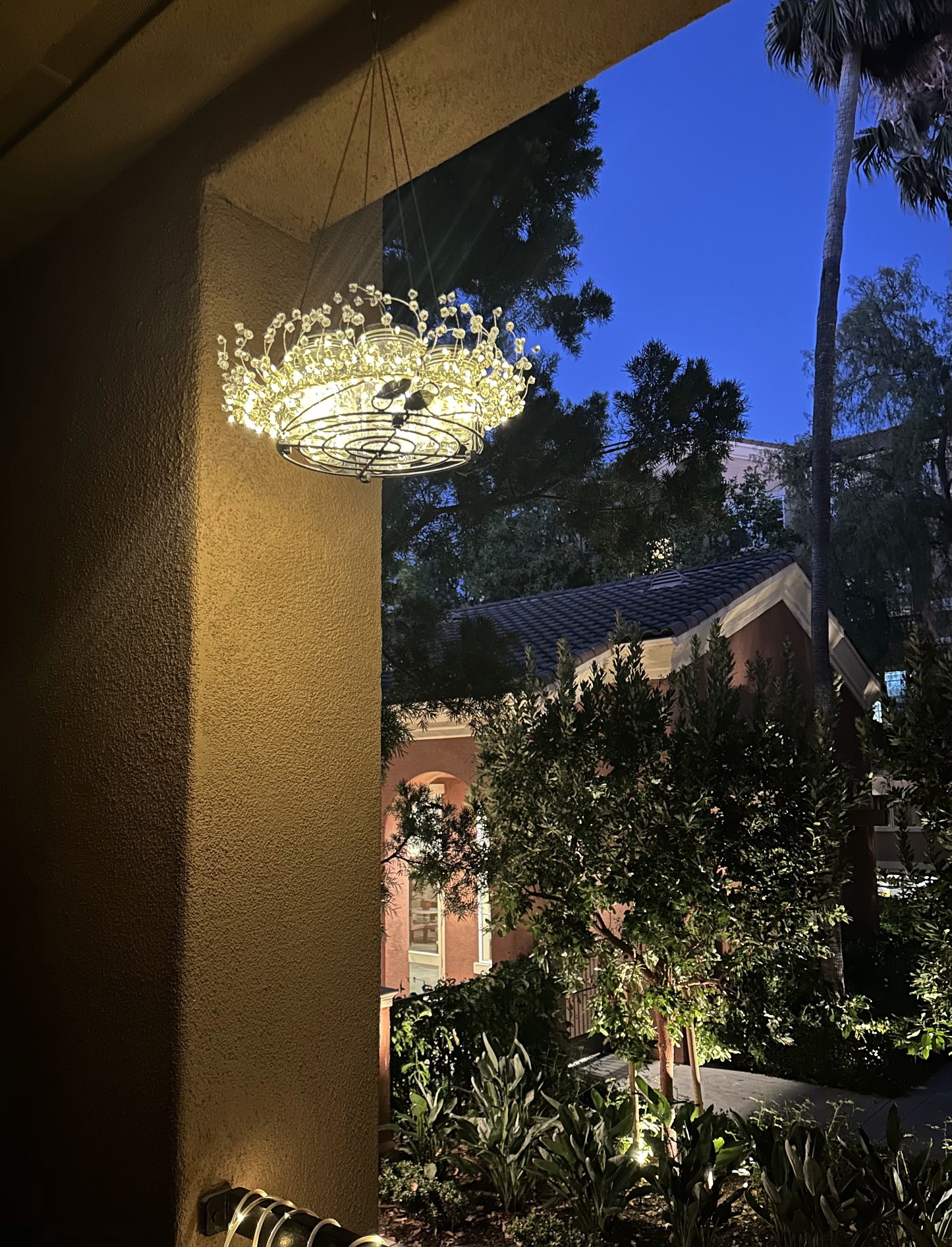 Solar Diamond Chandelier - Etsy