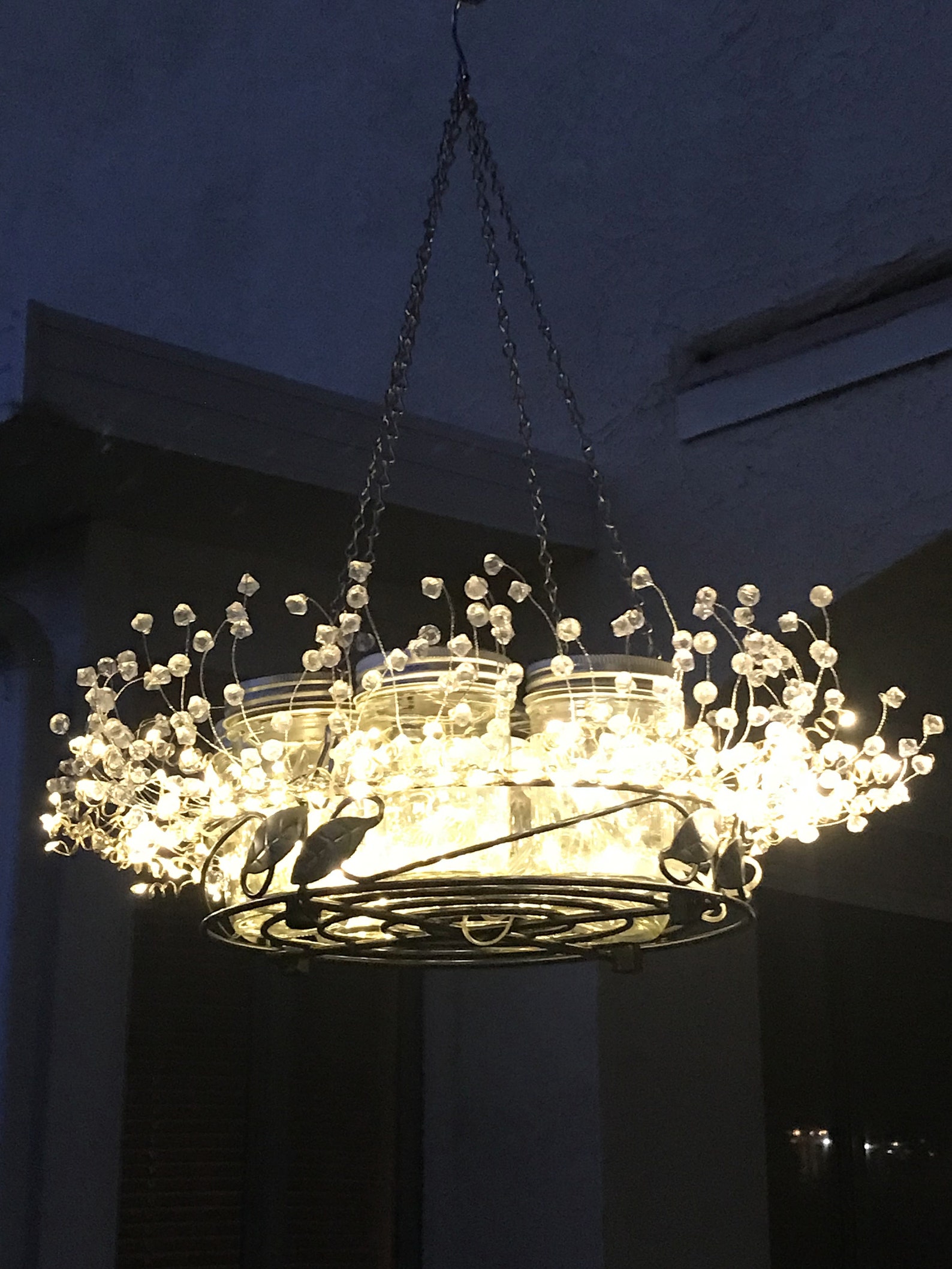 Solar Diamond Chandelier - Etsy