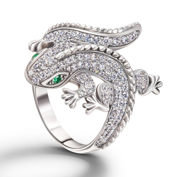 Lizard Ring - Etsy
