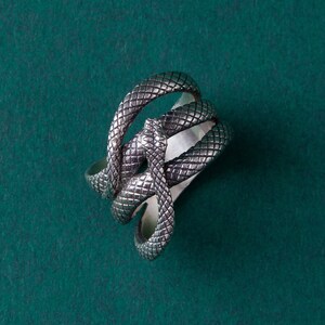 Snake Ring 925 Silver, Anaconda Ring, Snake Women Ring, Snake Men Ring ...