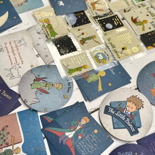 Hand-lettered Fox Sticker the Little Prince Sticker - Etsy