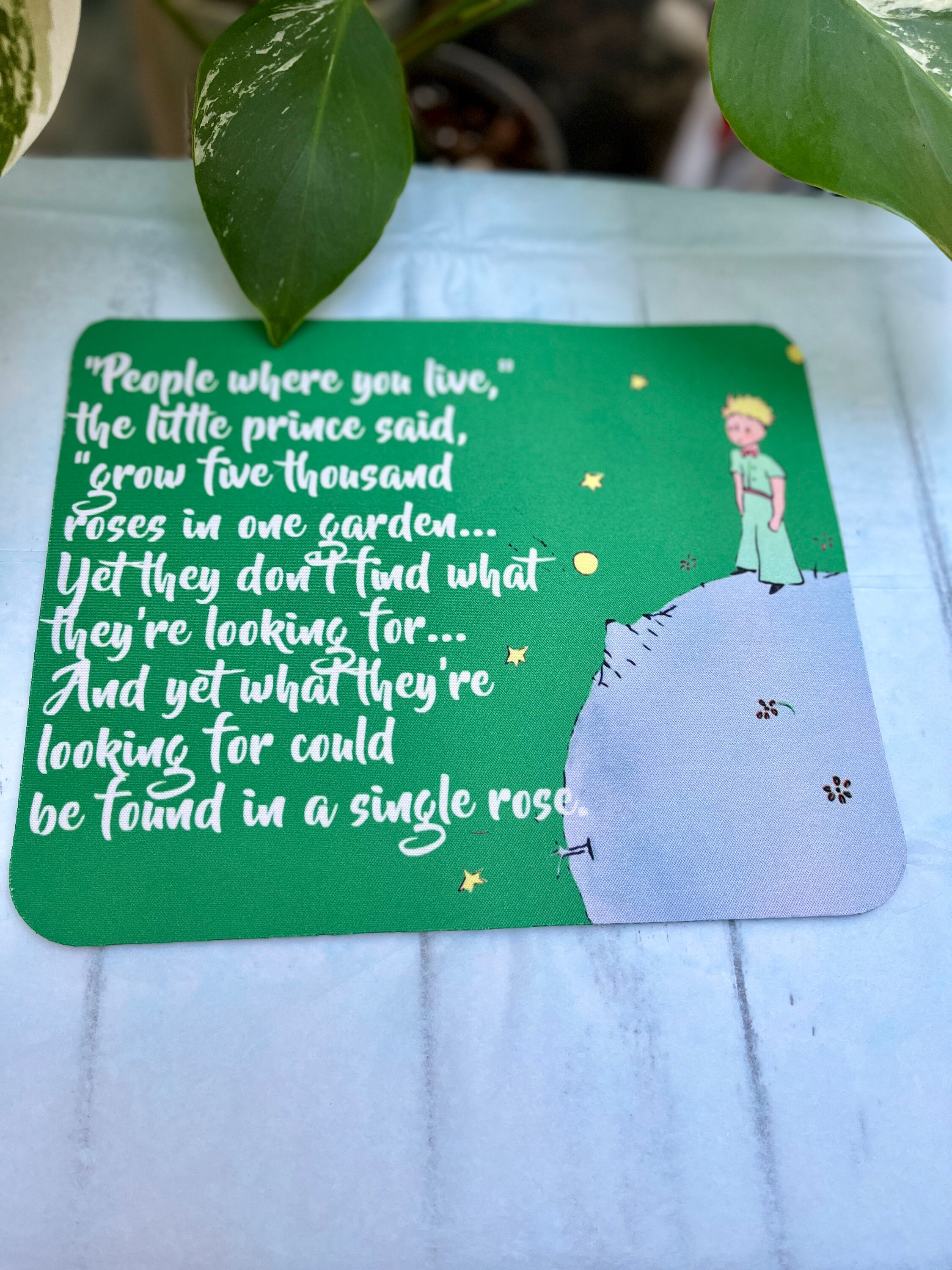 The Little Prince Five Thousand Roses Mousepad | Etsy
