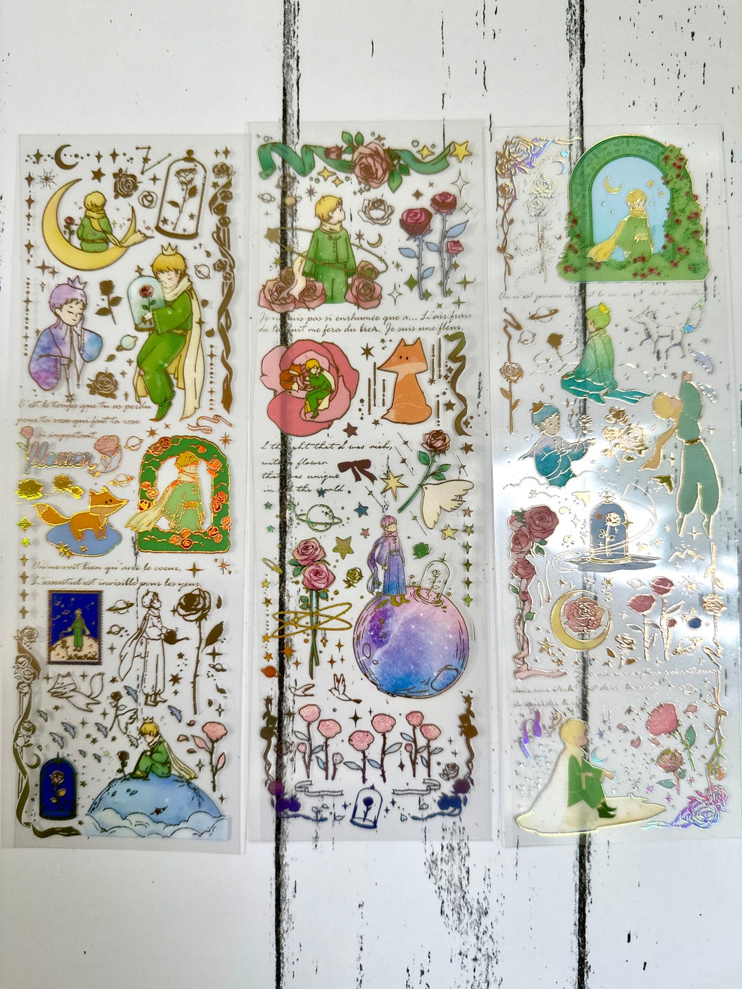 The Little Prince 3 Full Sticker Sheets Multiple Designs - Etsy