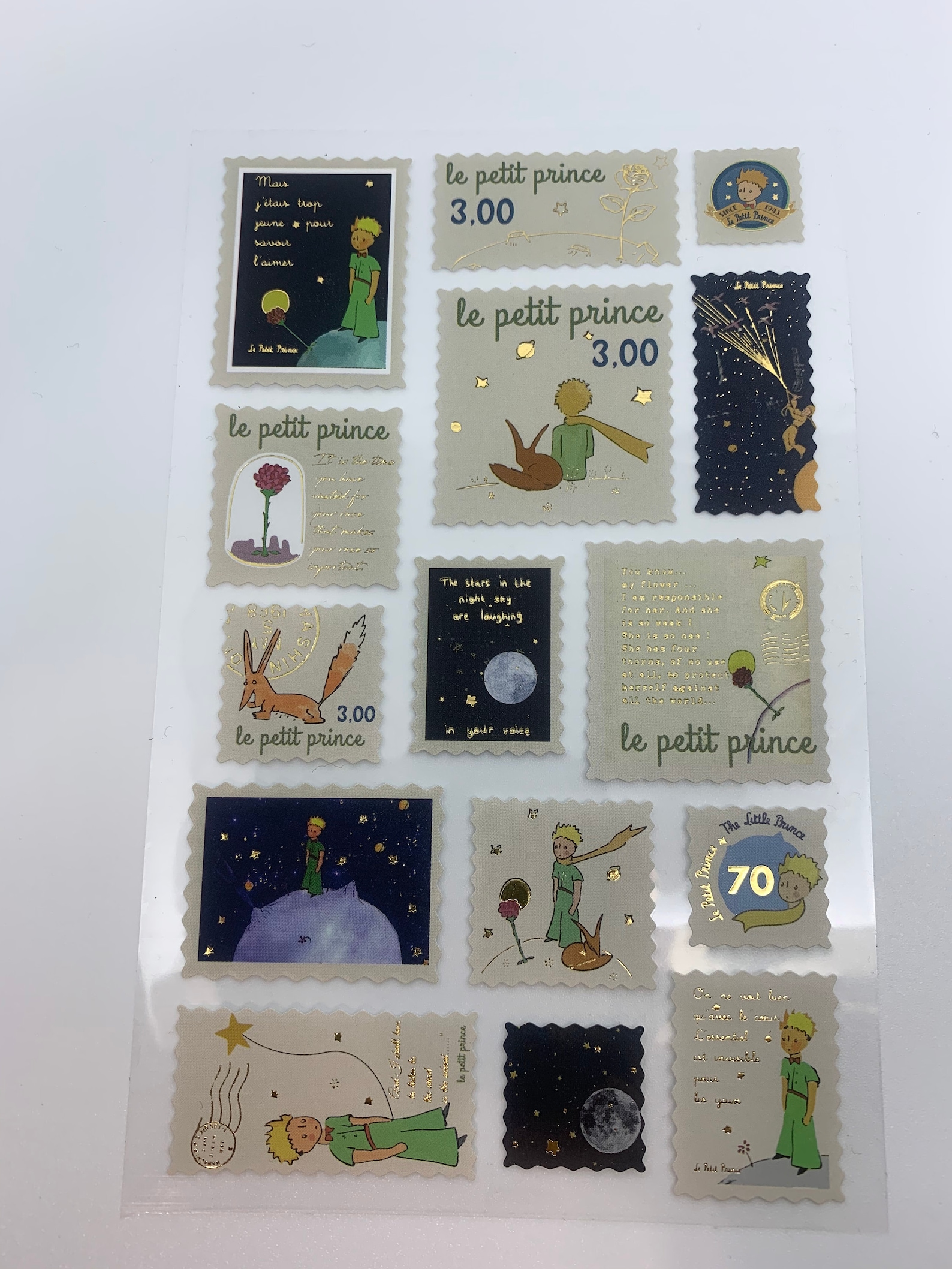 The Little Prince Stamp Stickers 2 Sheets Each | Etsy