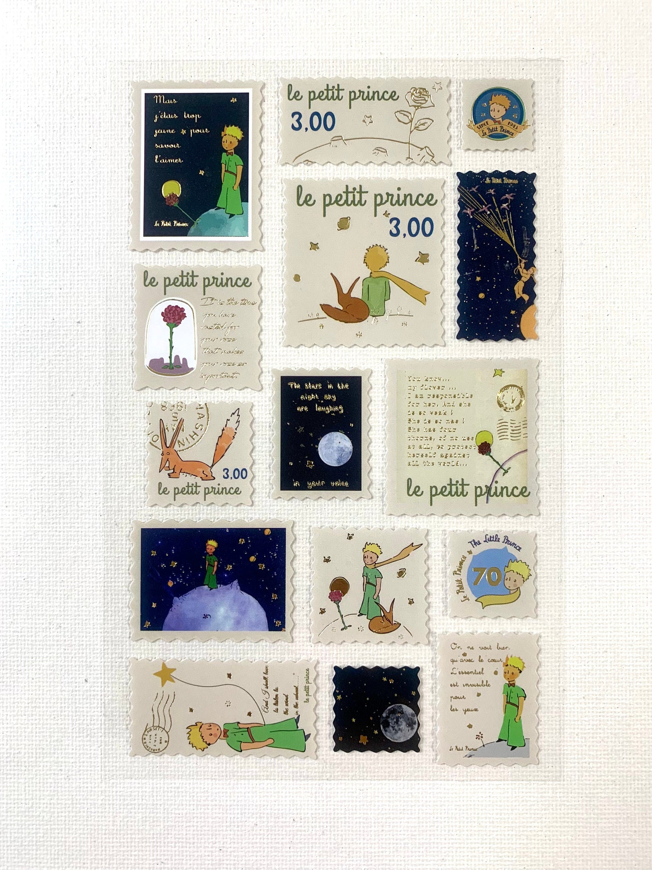 The Little Prince Stamp Stickers 2 Sheets Each | Etsy