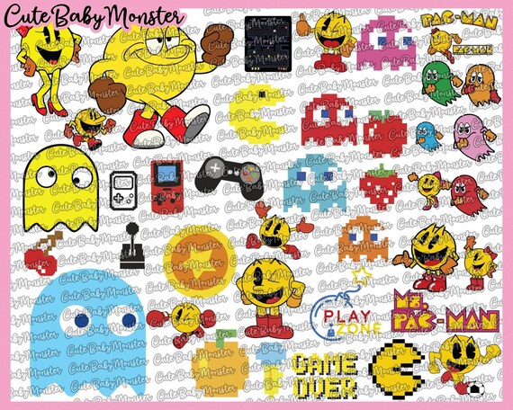 Clip Art & Image Files pacman cut file pacman clipart pacman svg pacman ...