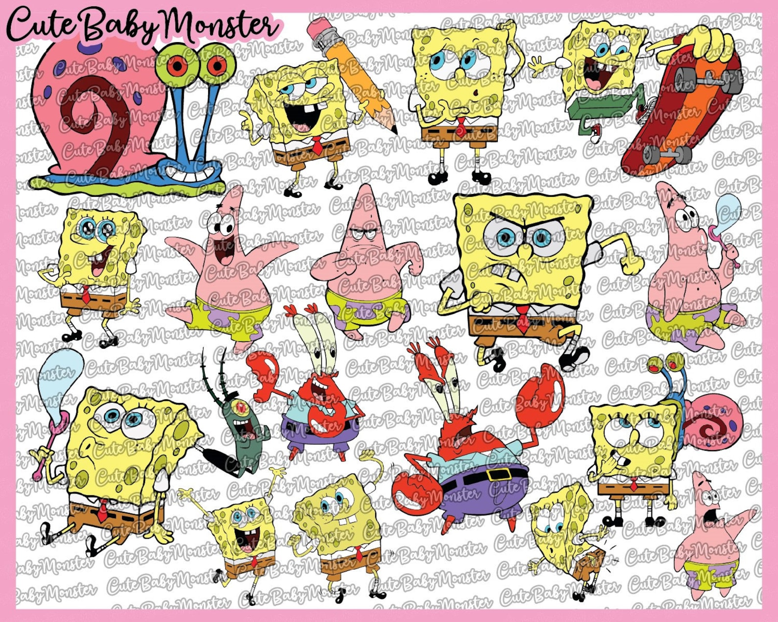 Spongebob Svg Spongebob Squarepants Svg Spongebob Cricut | Etsy