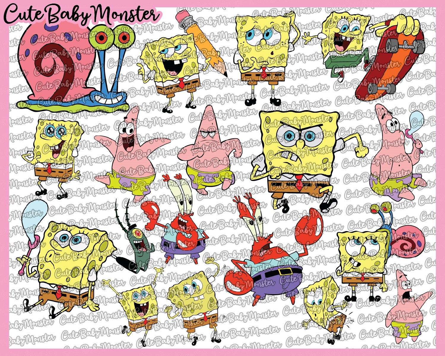 Spongebob svg SpongeBob SquarePants svg spongebob cricut | Etsy