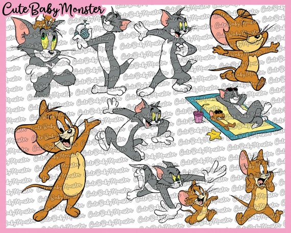 Tom and Jerry Svg Tom and Jerry Cricut Tom Svg Jerry Svg | Etsy