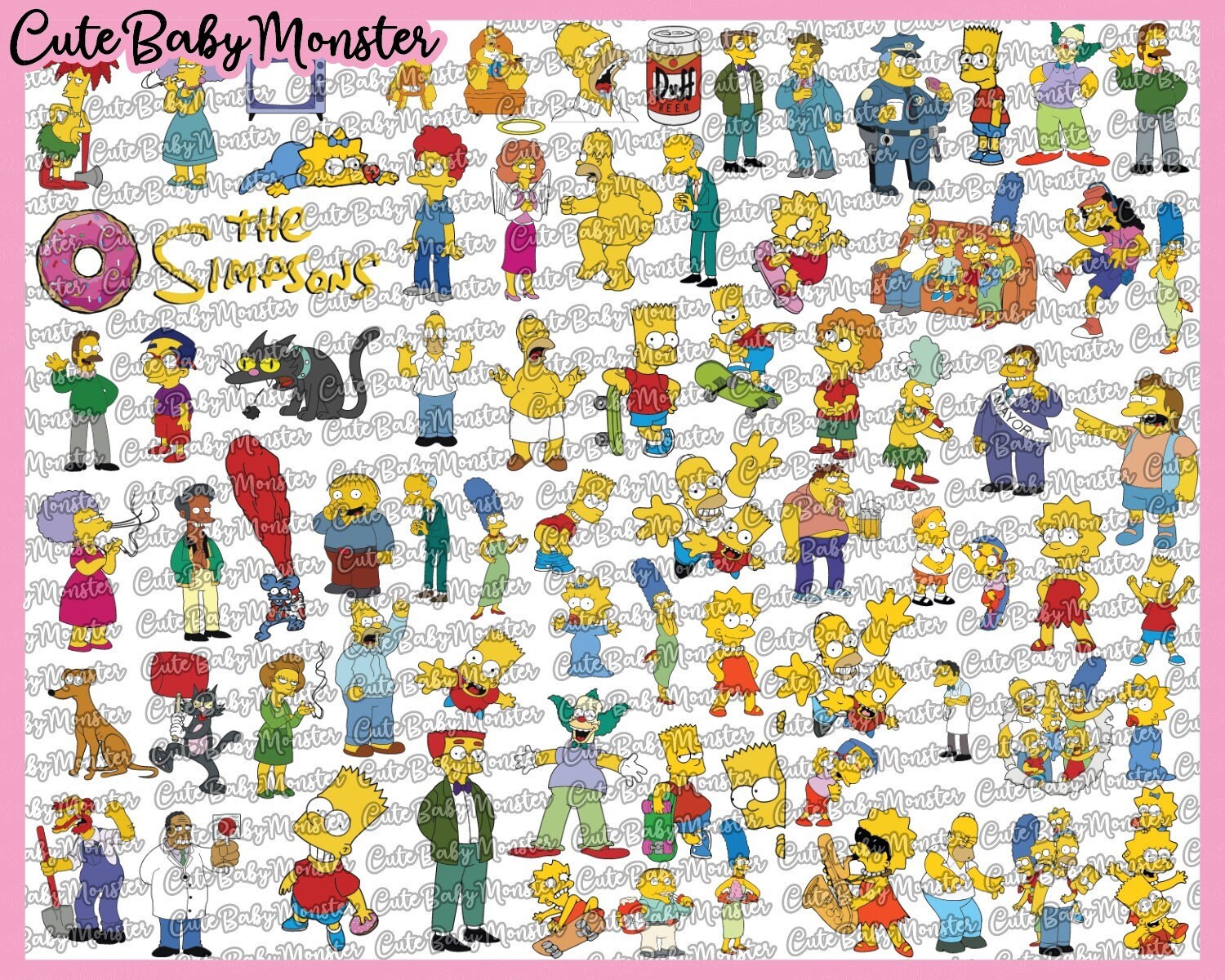 Simpsons svg vector print cut file Bart Simpson Eat My Shorts png HTV ...