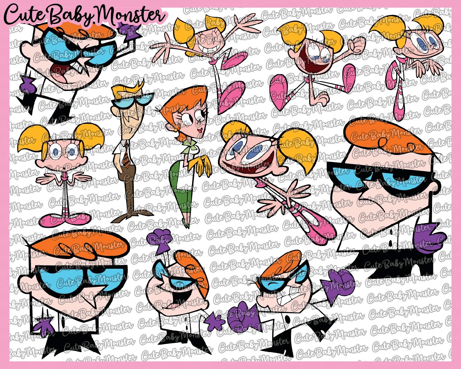 Dexter's Laboratory Svg Dexter Svg Dee Dee Svg Dexter | Etsy New Zealand